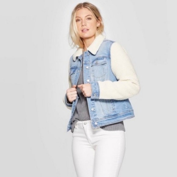 Universal Thread | Jackets & Coats | Universal Thread Cream Sherpa ...